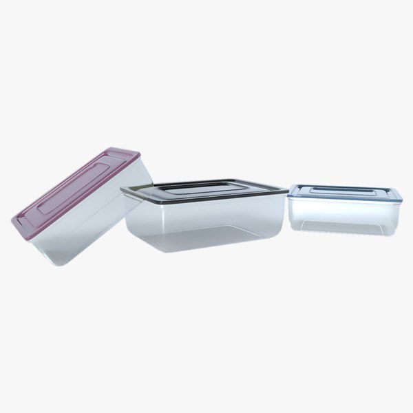 Lunch box - food container 3D model - TurboSquid 1865879