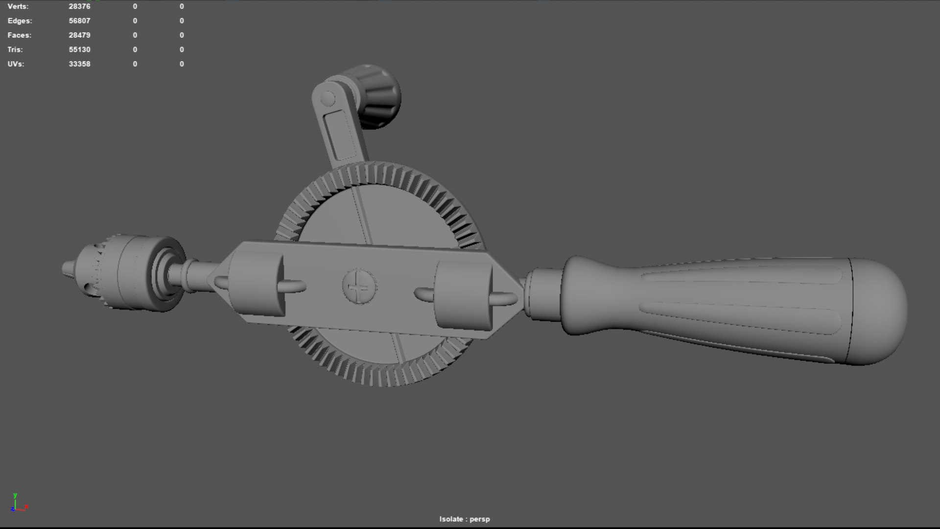 Hand Drill Drill Machine 3D Model - TurboSquid 2239724