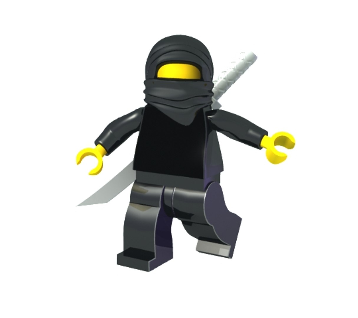 Lego Ninja 3d Model