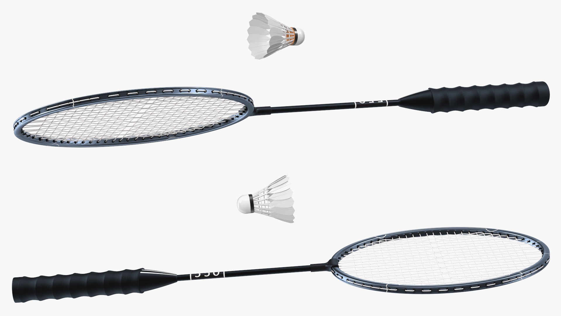 3D Professional Carbon Fiber Badminton Racket And Feather Shuttlecock ...