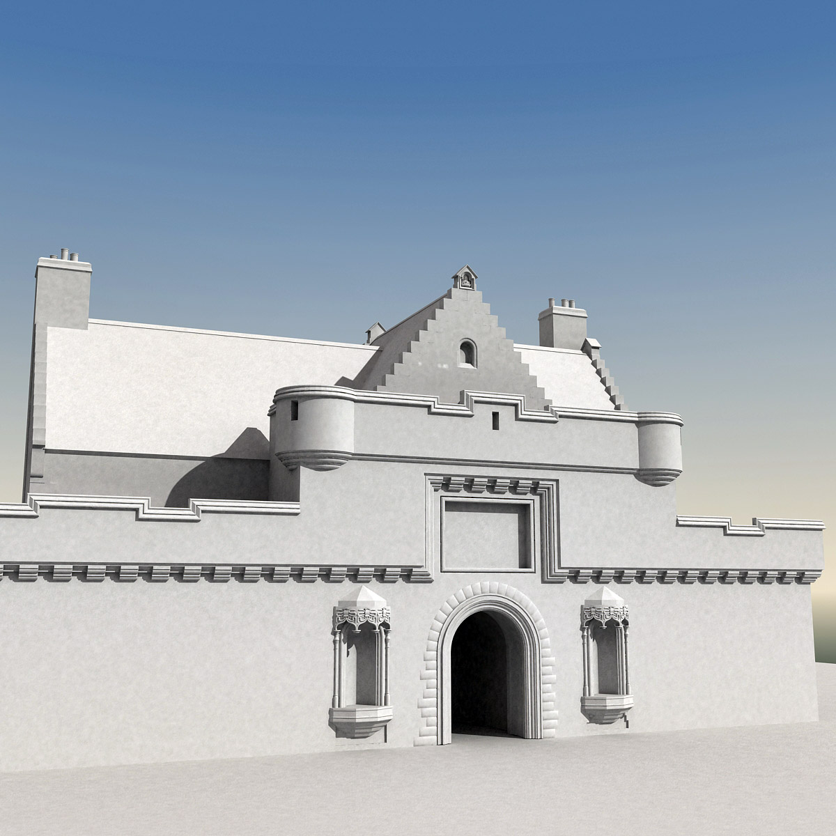 3d building castle