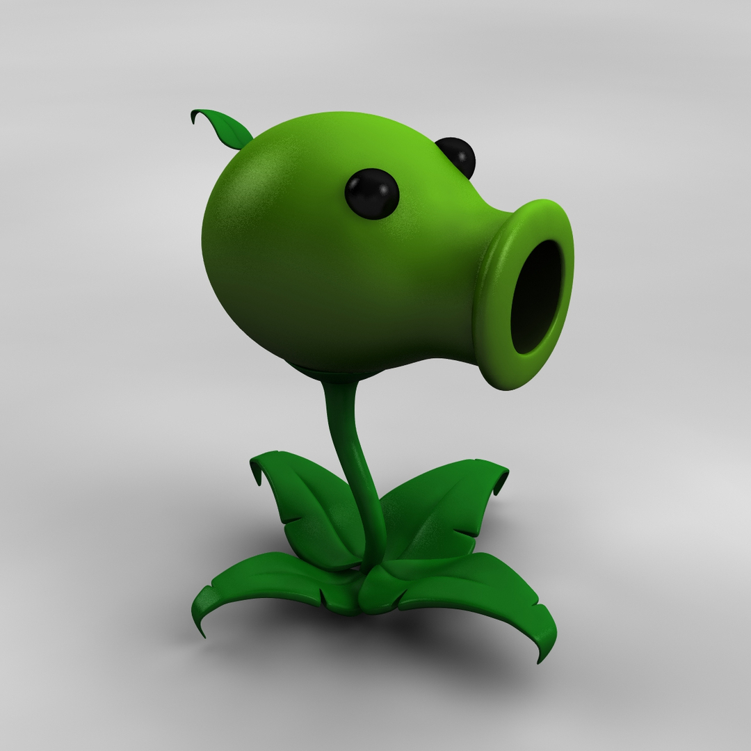 3ds Max Pea Shooter