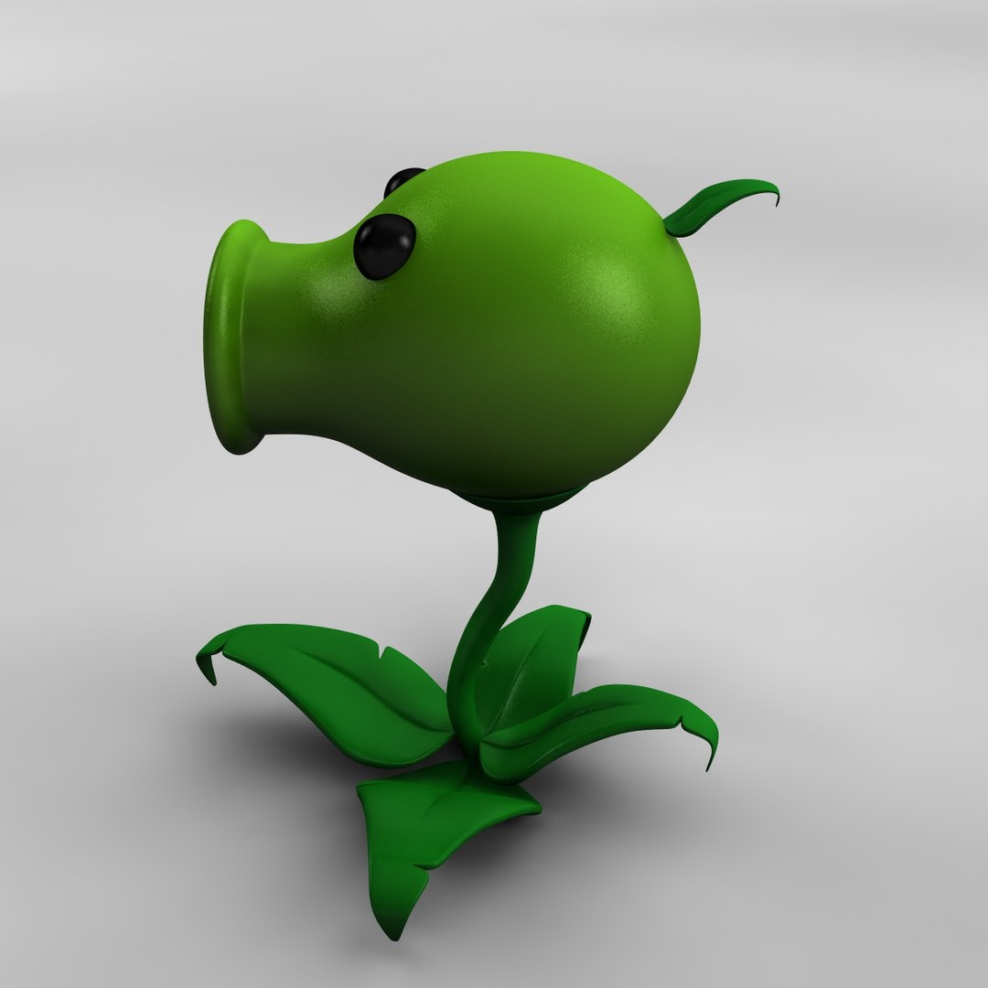 3ds Max Pea Shooter