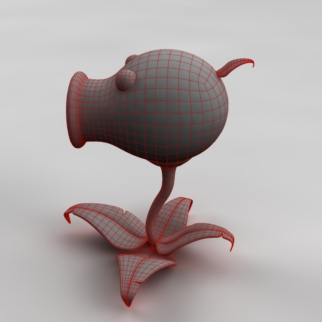 3ds Max Pea Shooter