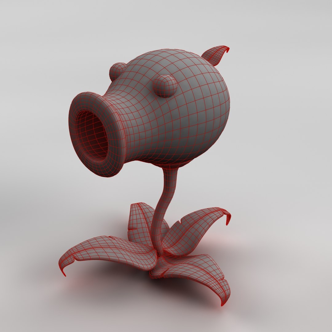 3ds Max Pea Shooter