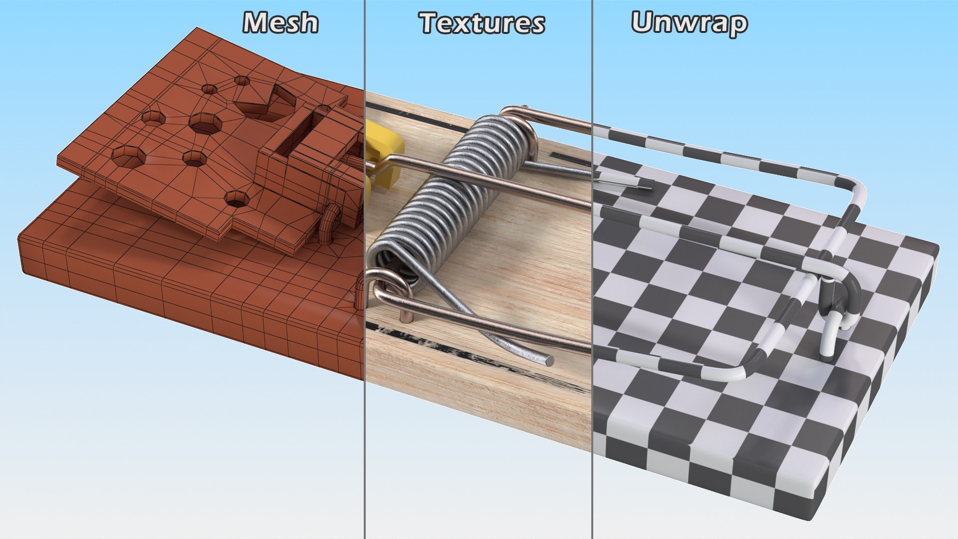 3D Rigged Rat With Trigger Trap Collection Model - TurboSquid 1784998