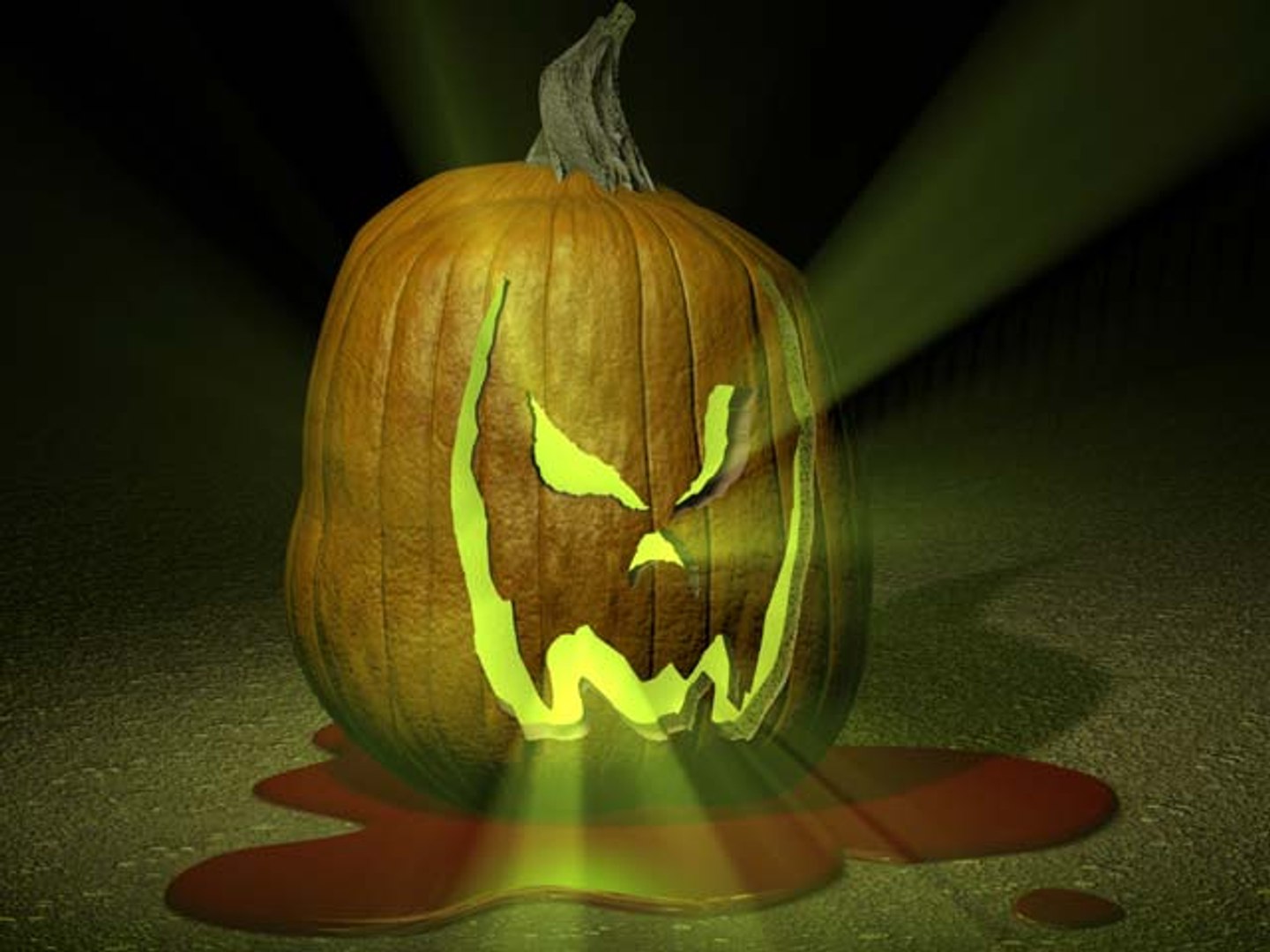 c4d evil pumpkin