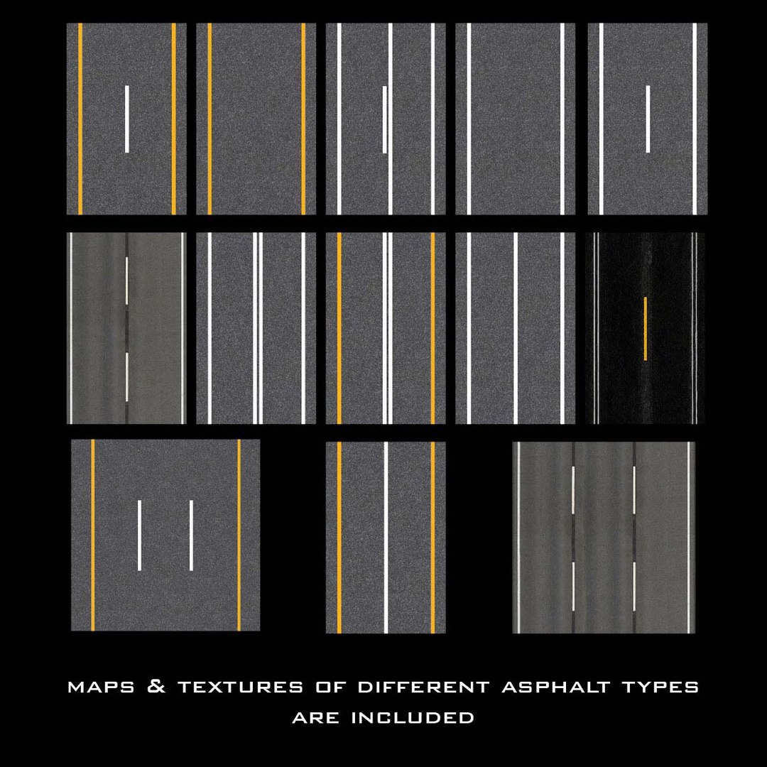 3d highway road motorway model