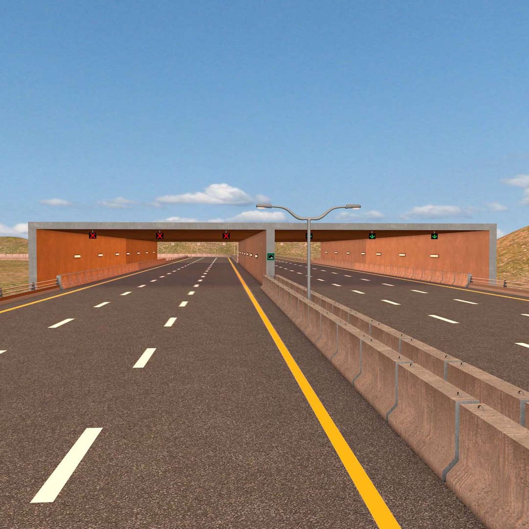 3d Highway Road Motorway Model