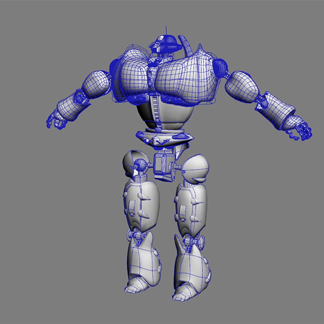 Robot Biped 3d Model