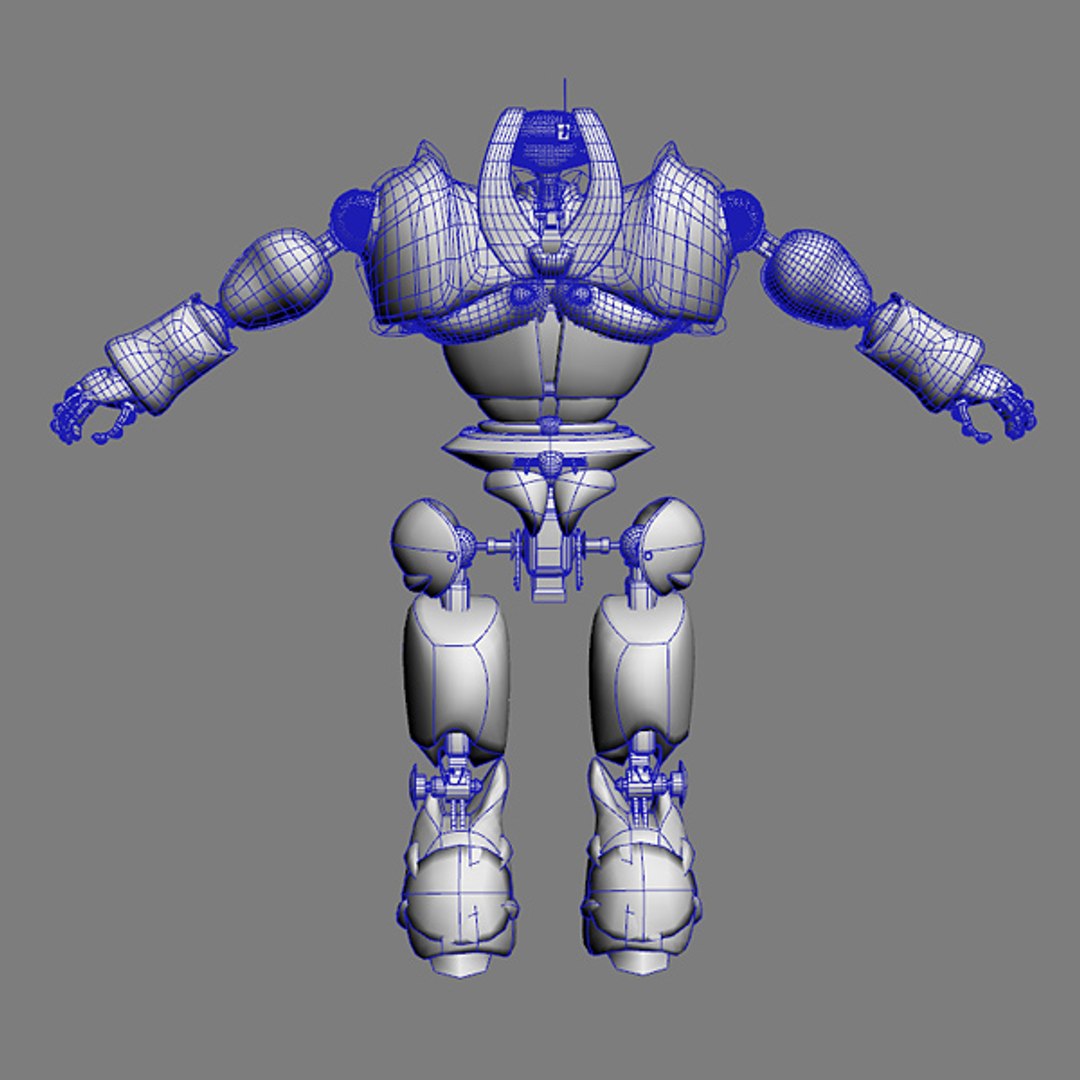 Robot Biped 3d Model