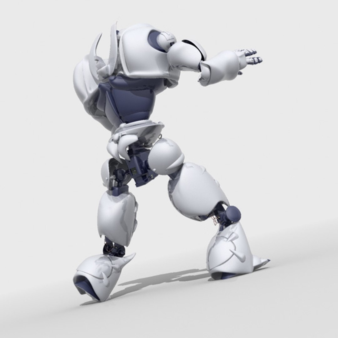 Robot Biped 3d Model