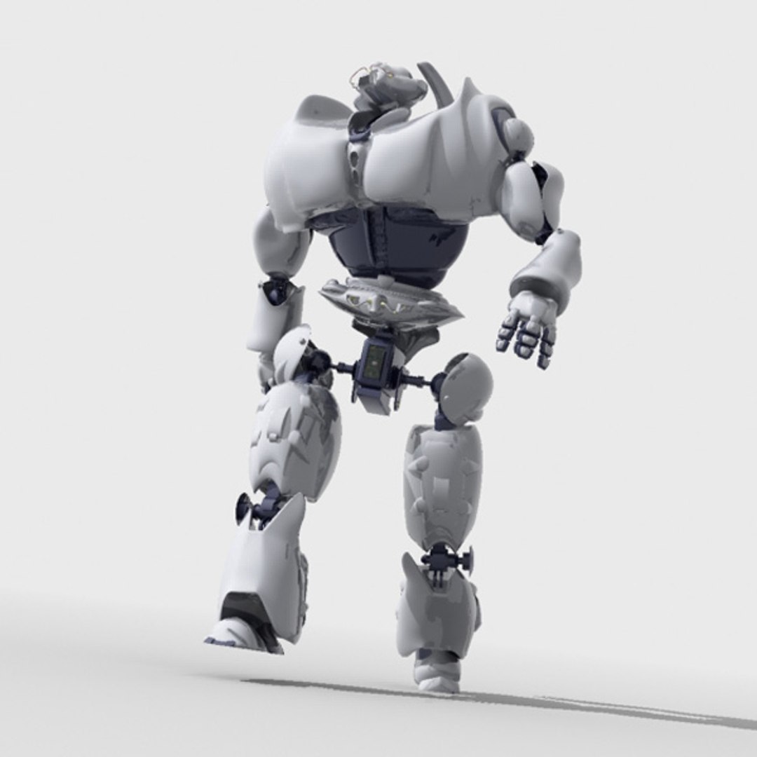 Robot Biped 3d Model