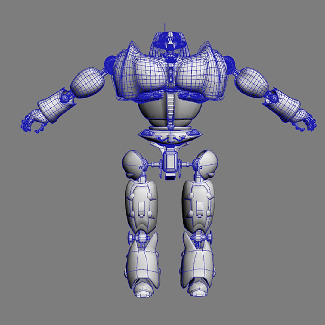 Robot Biped 3d Model