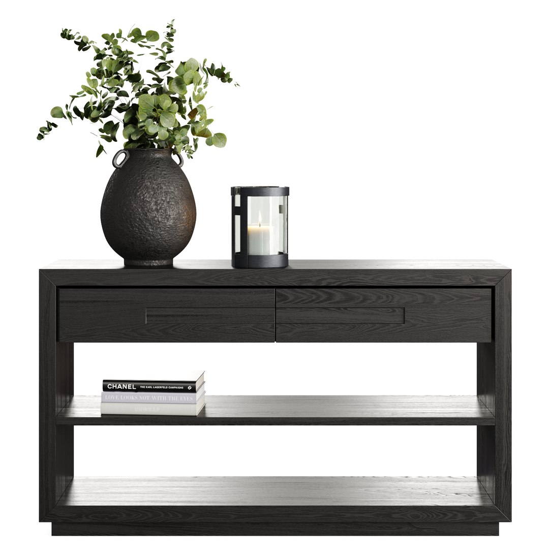 Console Table Hunter Set Model - TurboSquid 2264476