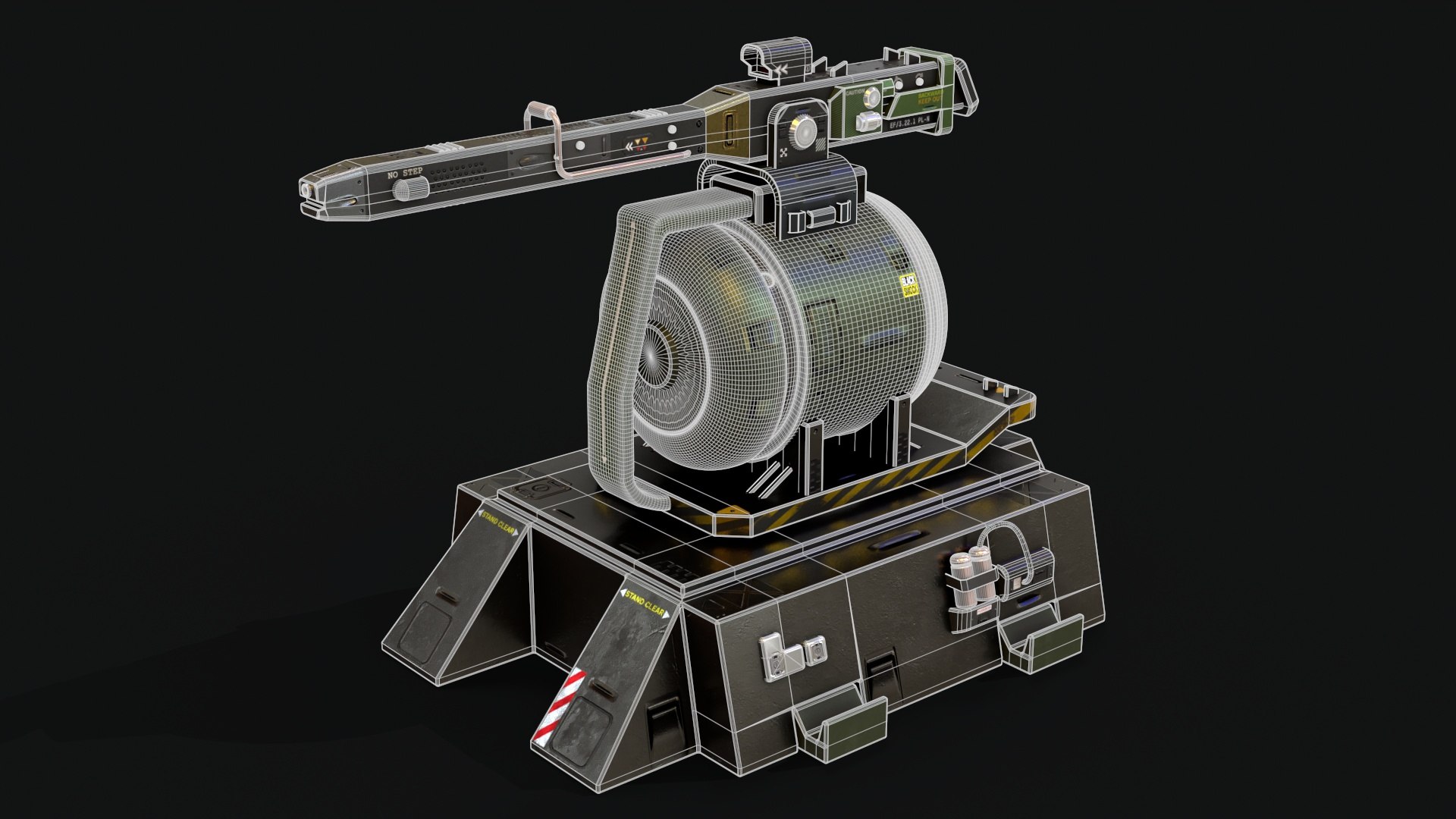 3D model Sentry Turret - TurboSquid 2001767