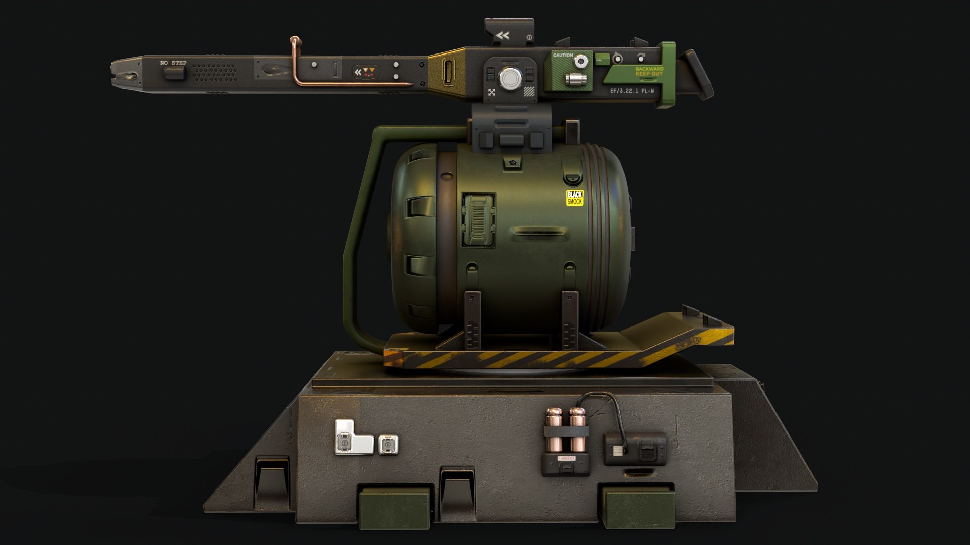 3D model Sentry Turret - TurboSquid 2001767