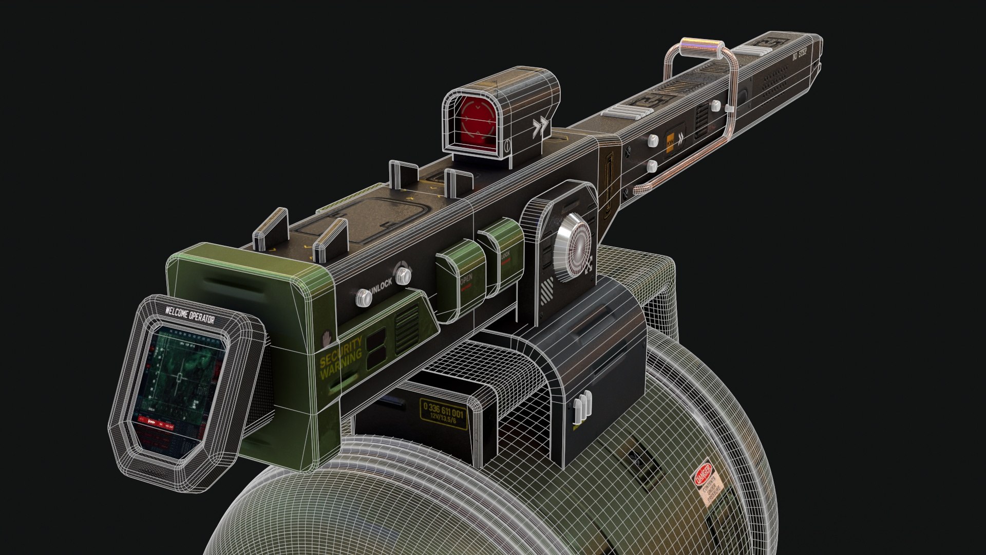 3D model Sentry Turret - TurboSquid 2001767