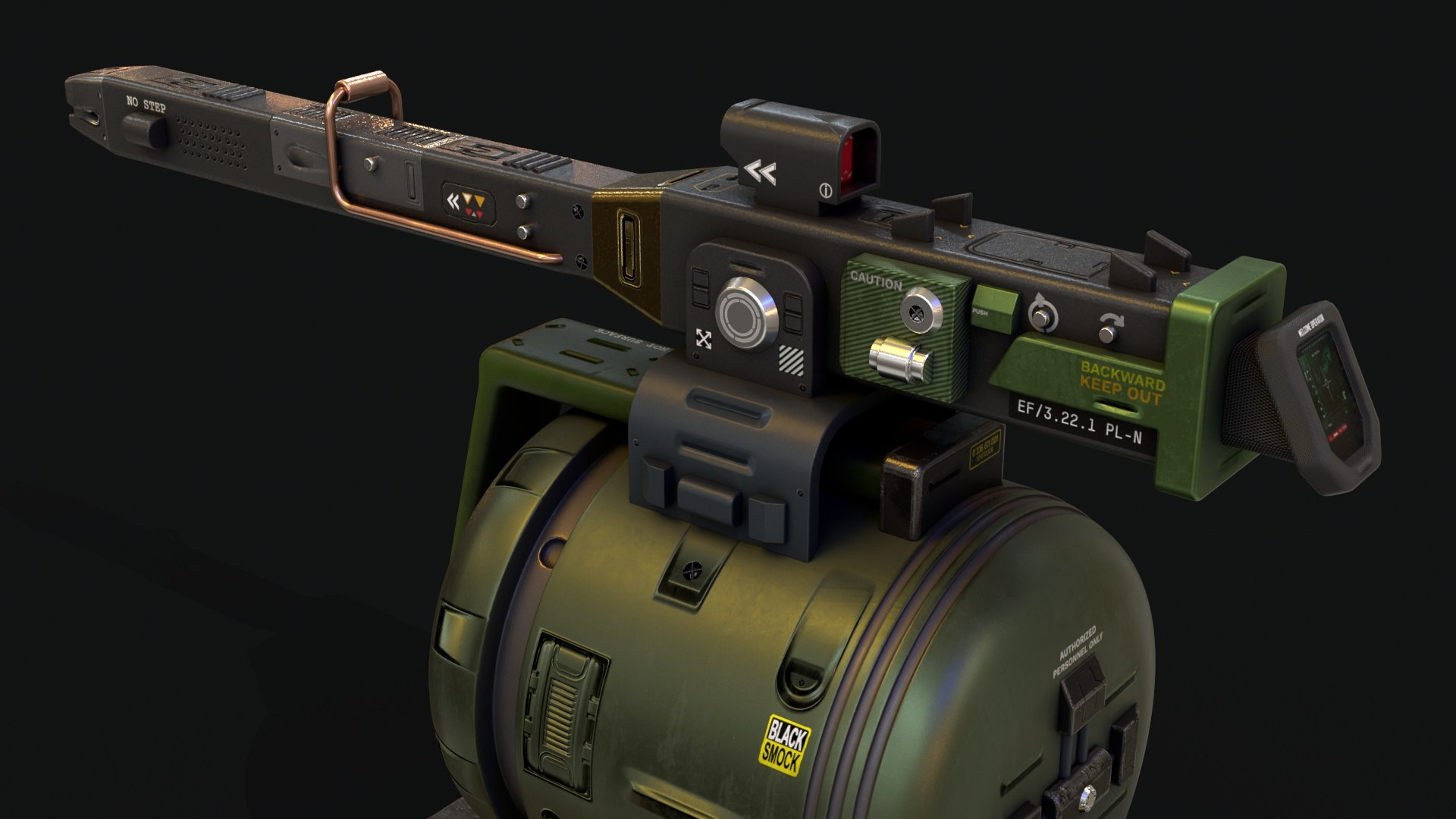 3D model Sentry Turret - TurboSquid 2001767