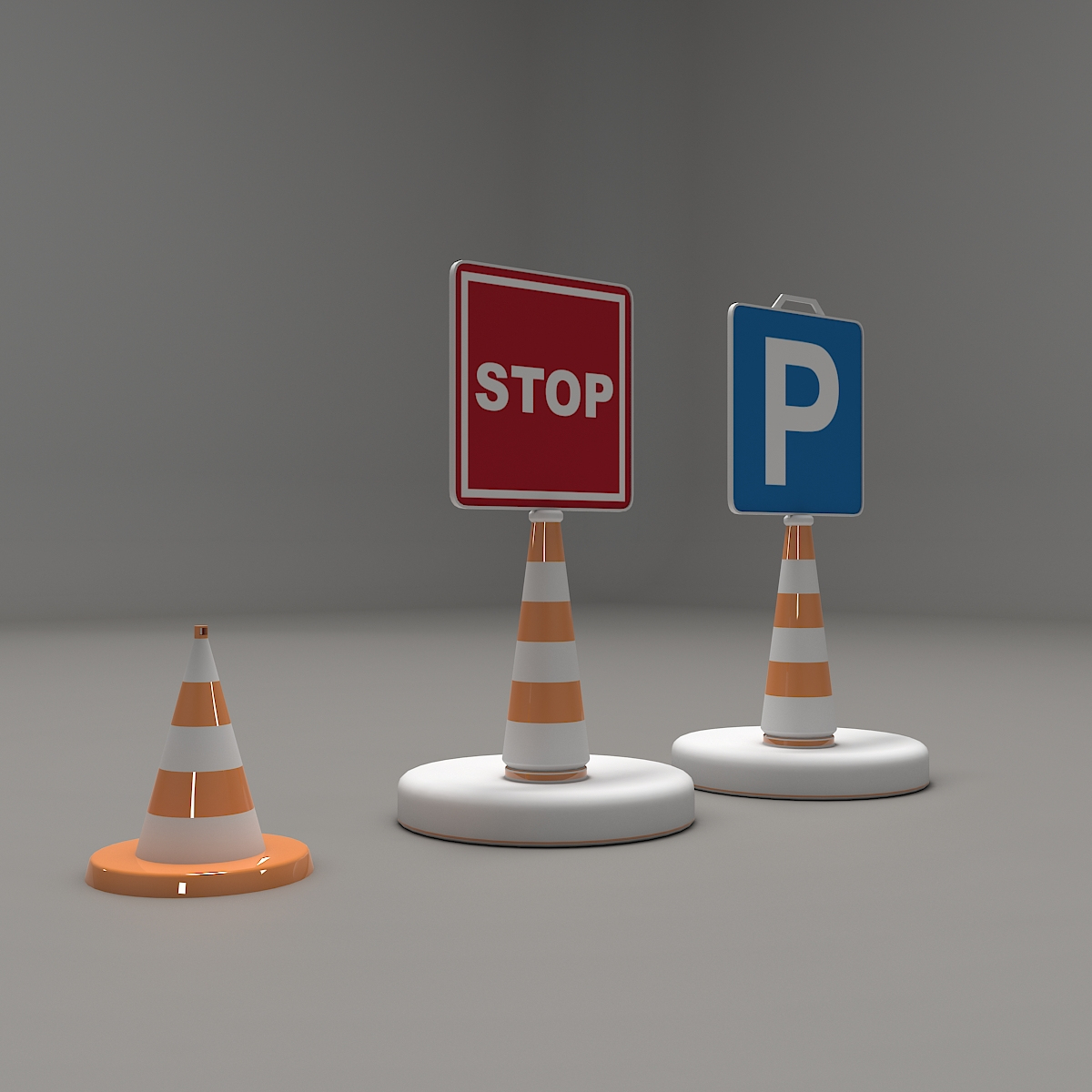 3D traffic sign model - TurboSquid 1201066