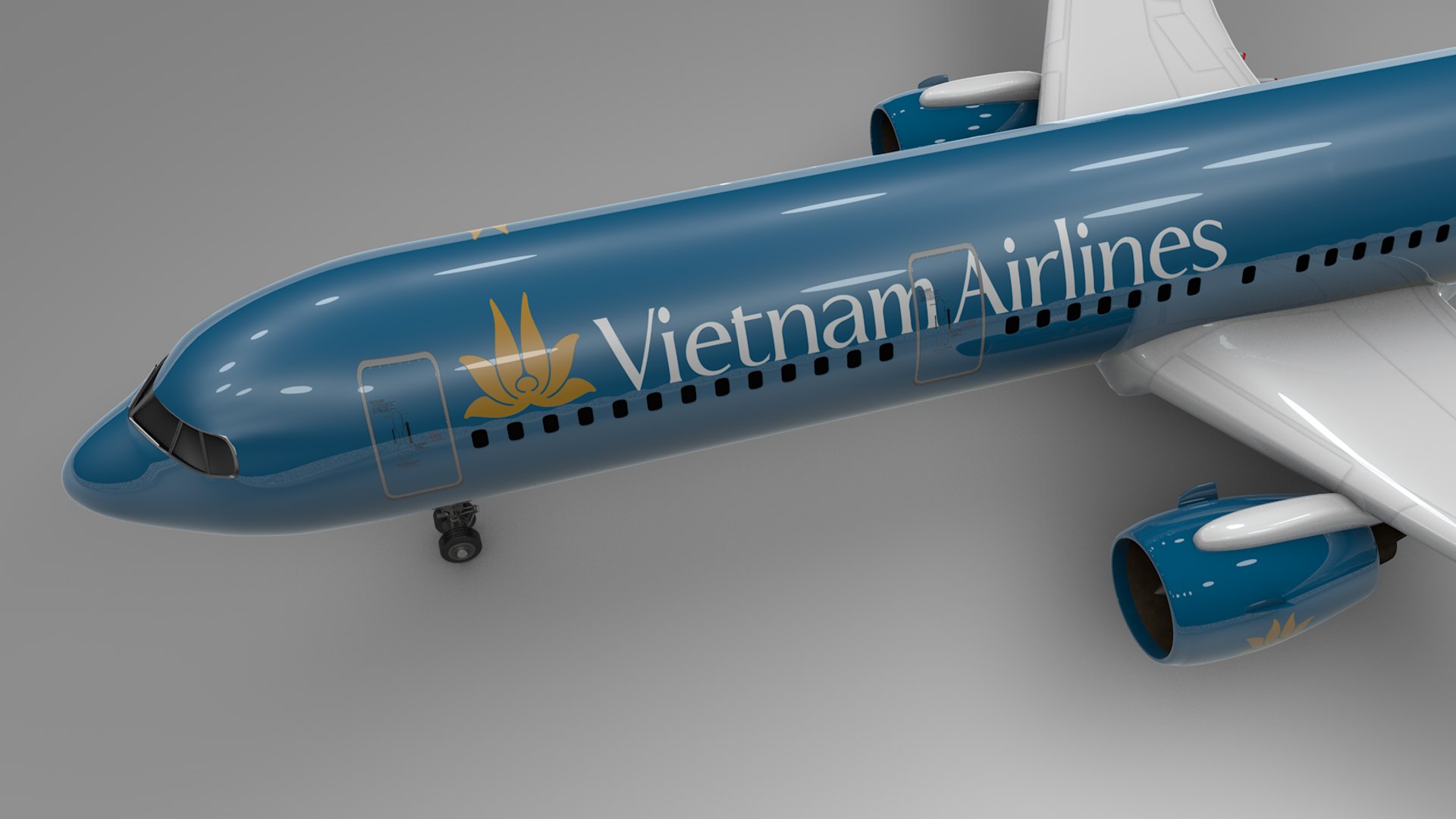 Airbus A321 Neo Vietnam 3D Model - TurboSquid 1443754