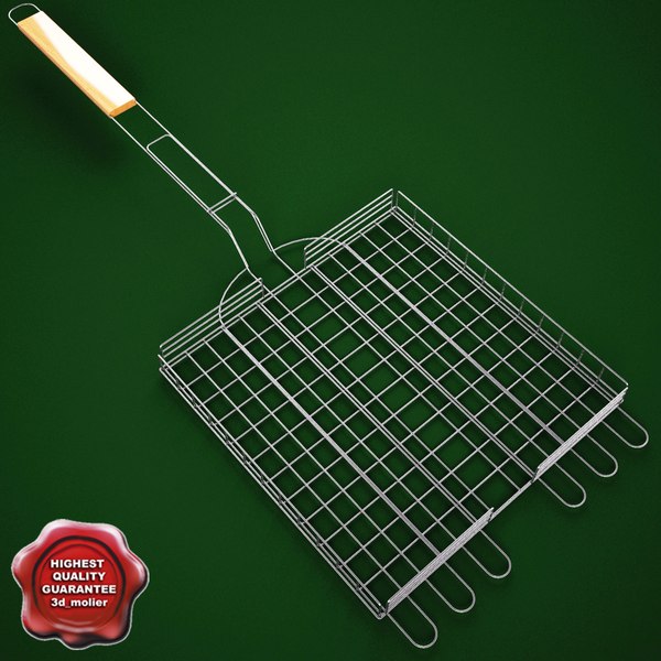 barbecue grill wire 3d model