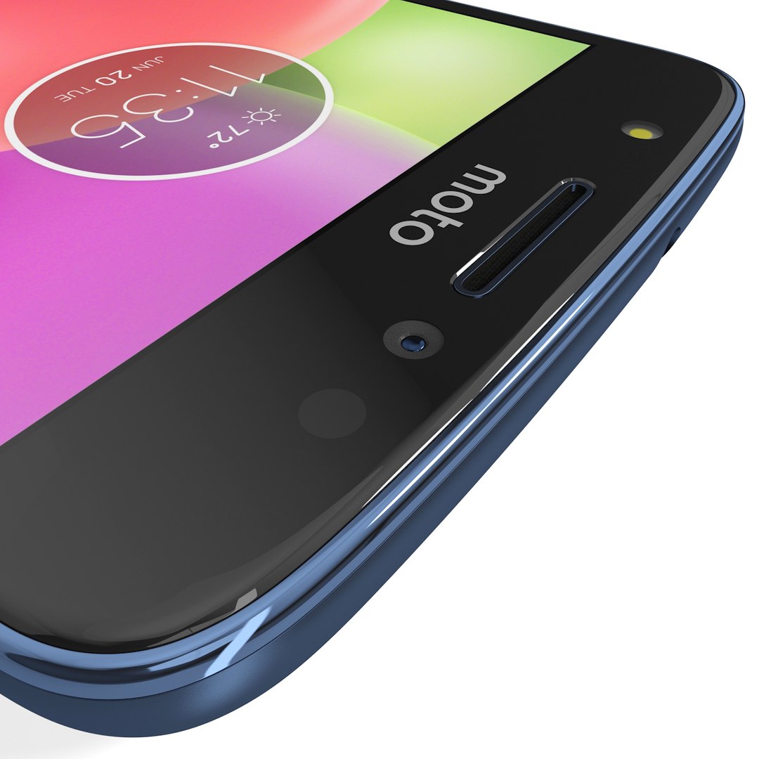 Realistic Motorola Moto E4 3D Model - TurboSquid 1168469