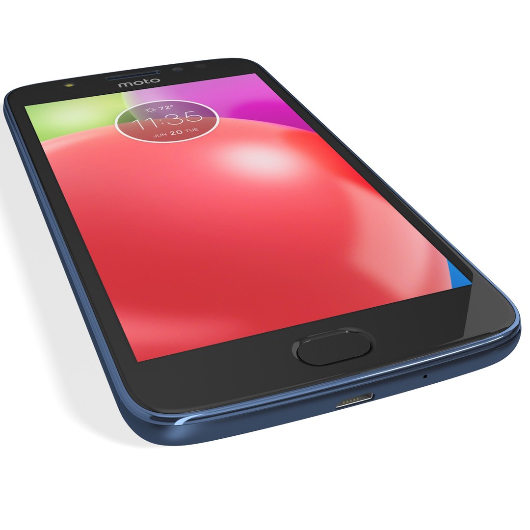 Realistic Motorola Moto E4 3D Model - TurboSquid 1168469
