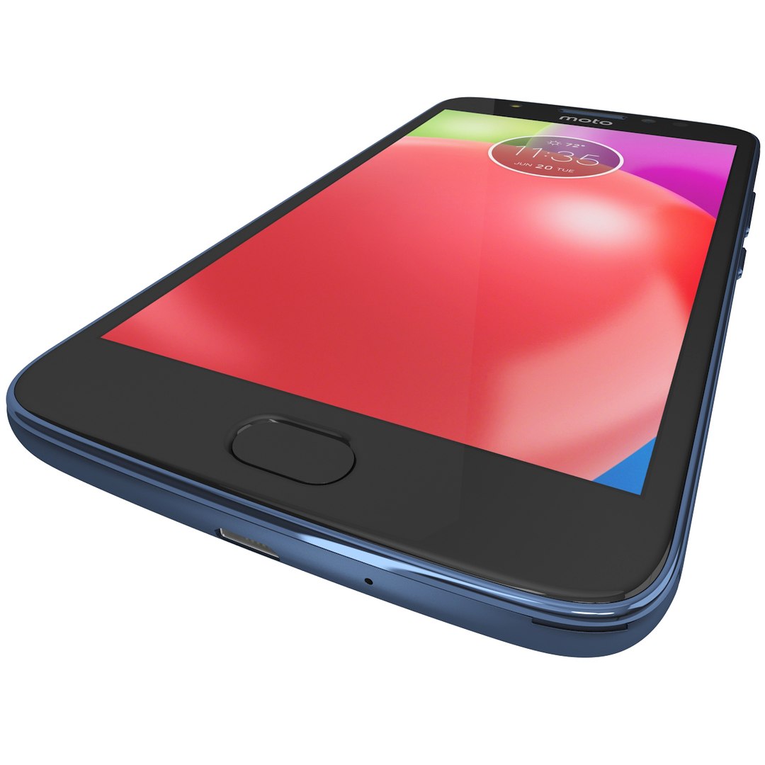 Realistic Motorola Moto E4 3D Model - TurboSquid 1168469