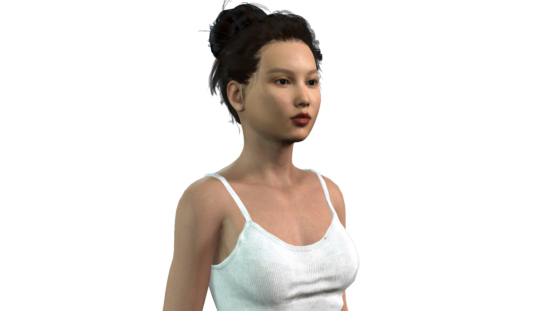 3D Model Chinese Female Character Model - TurboSquid 2376049