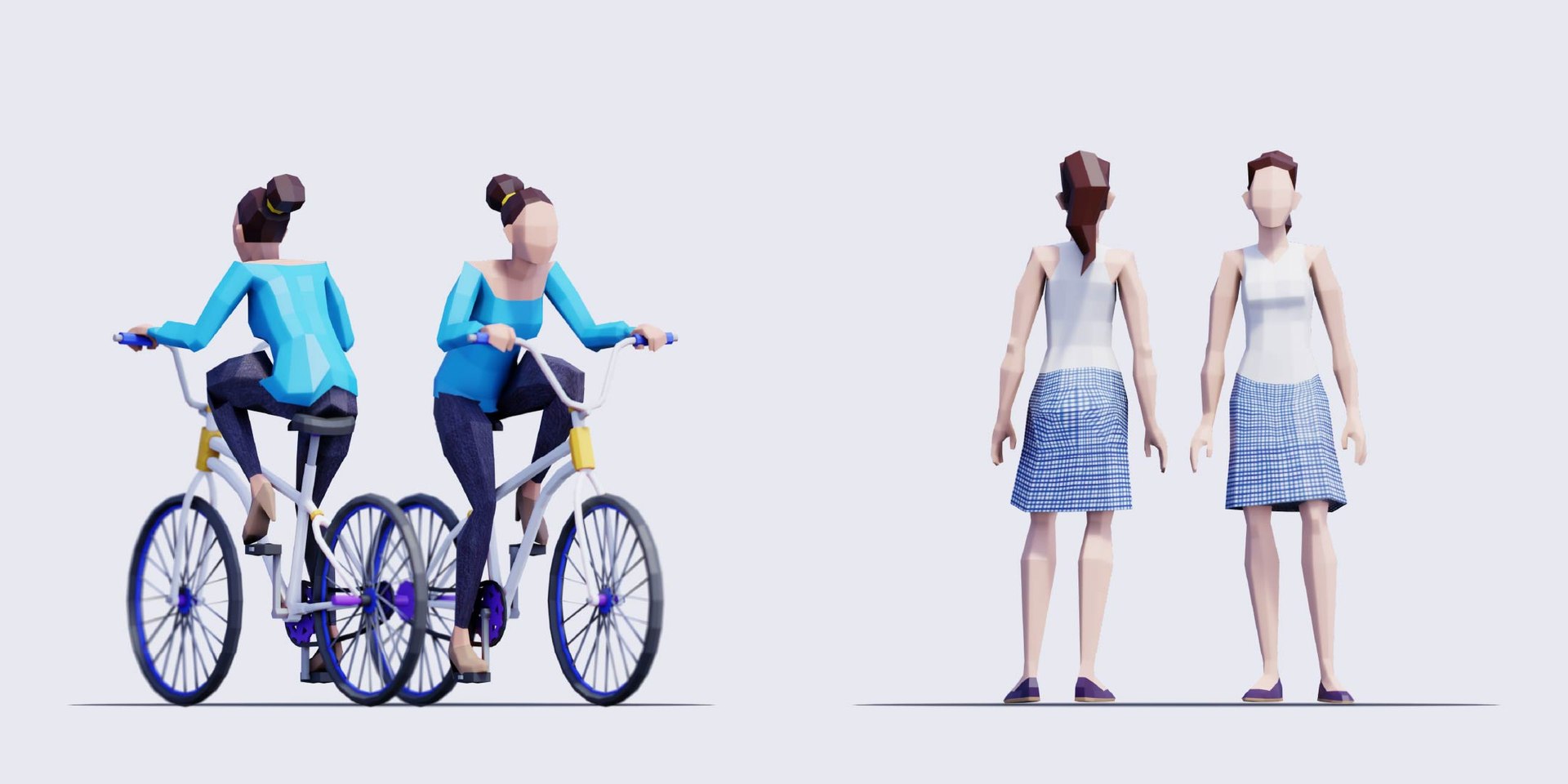Spring People Pack - Rigged And Animated 3D Model - TurboSquid 2038627