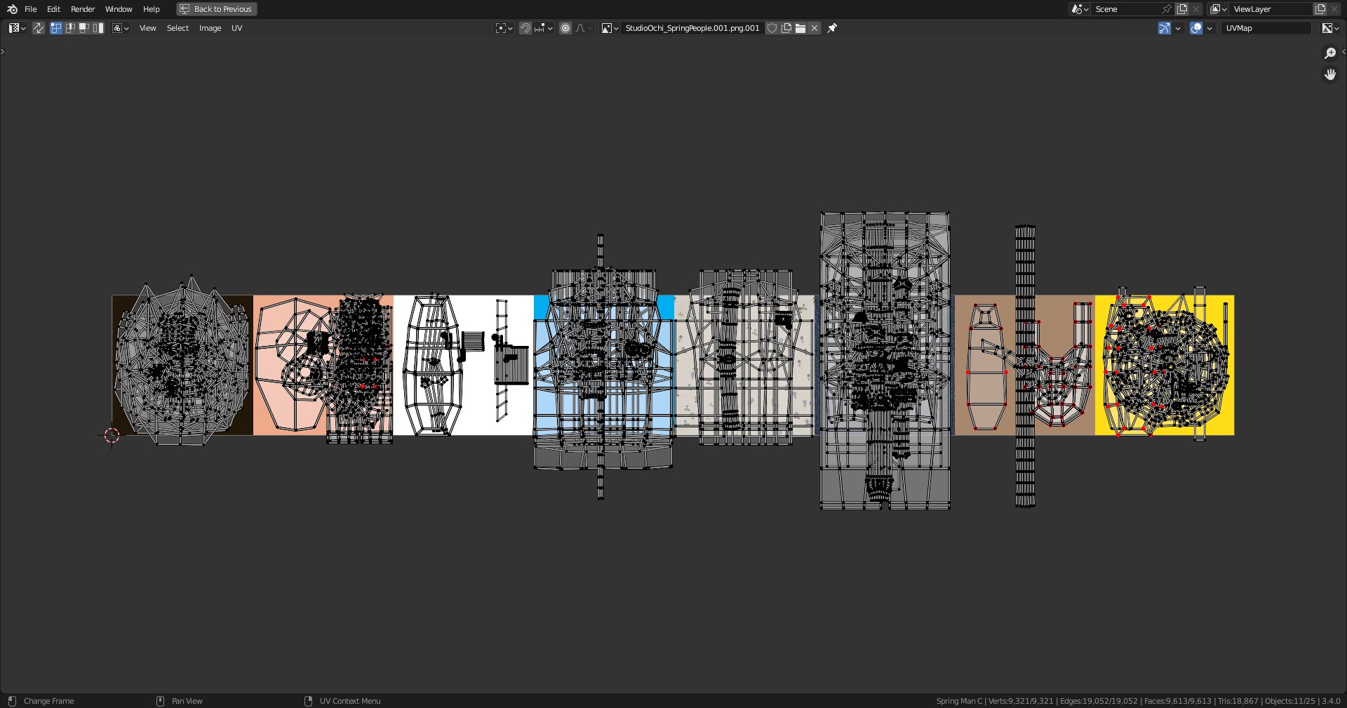 Spring People Pack - Rigged And Animated 3D Model - TurboSquid 2038627