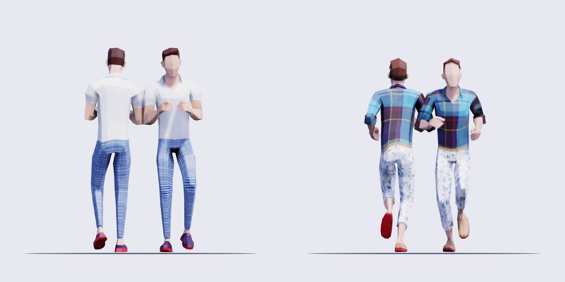Spring People Pack - Rigged And Animated 3D Model - TurboSquid 2038627