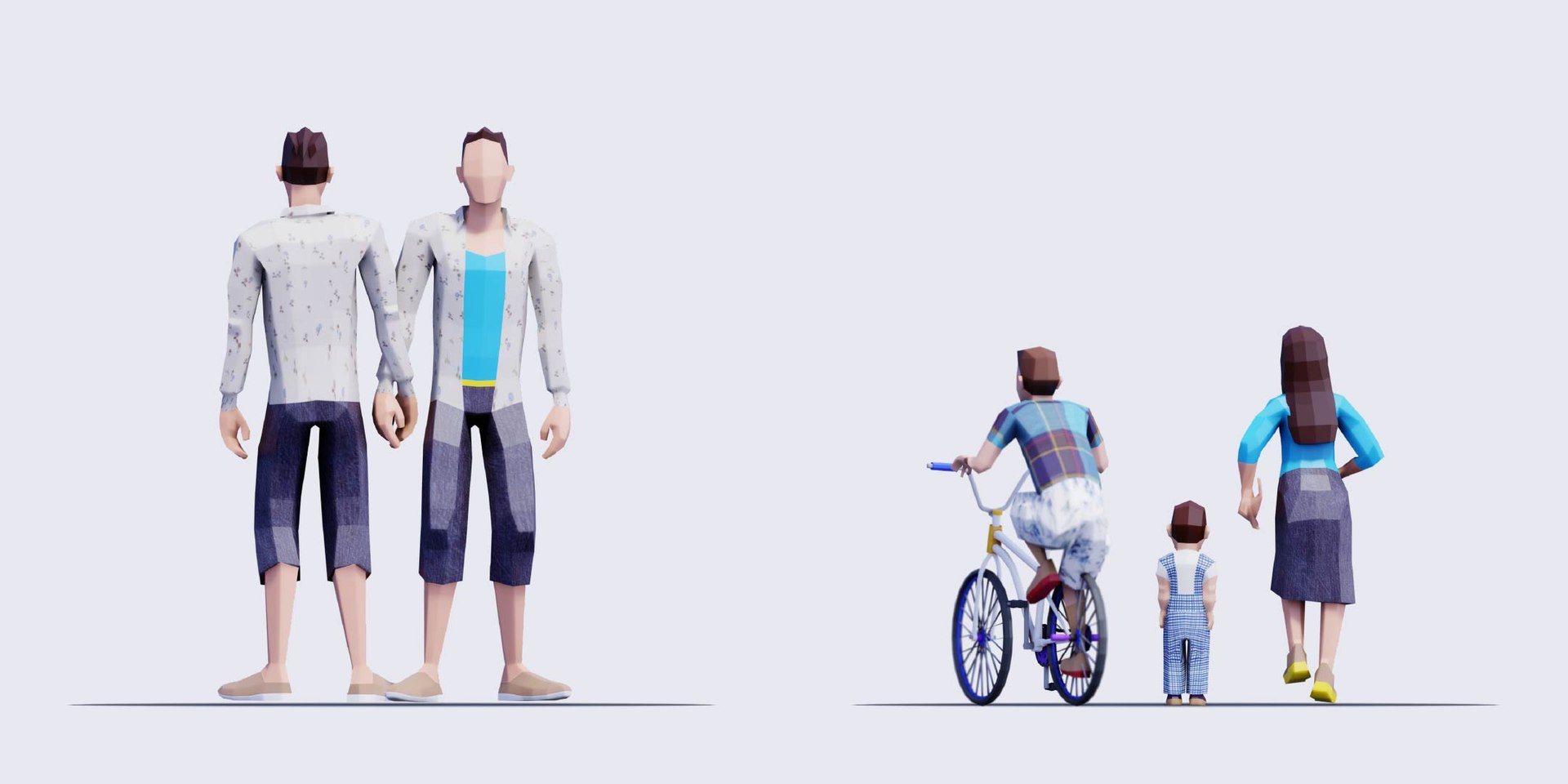 Spring People Pack - Rigged And Animated 3D Model - TurboSquid 2038627