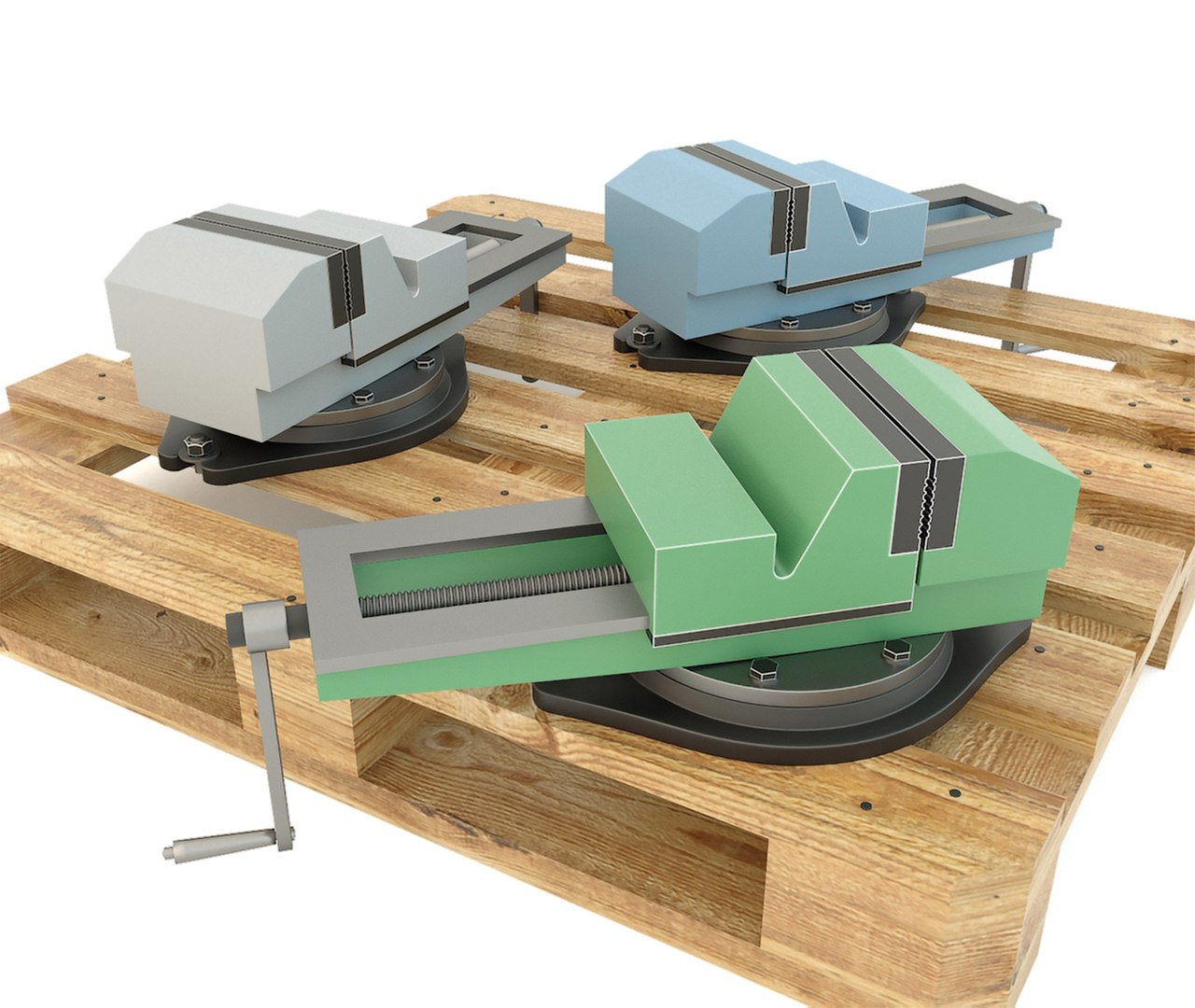 Spare Parts Of Industrial Machine Tools - Collection 1 3D Model ...