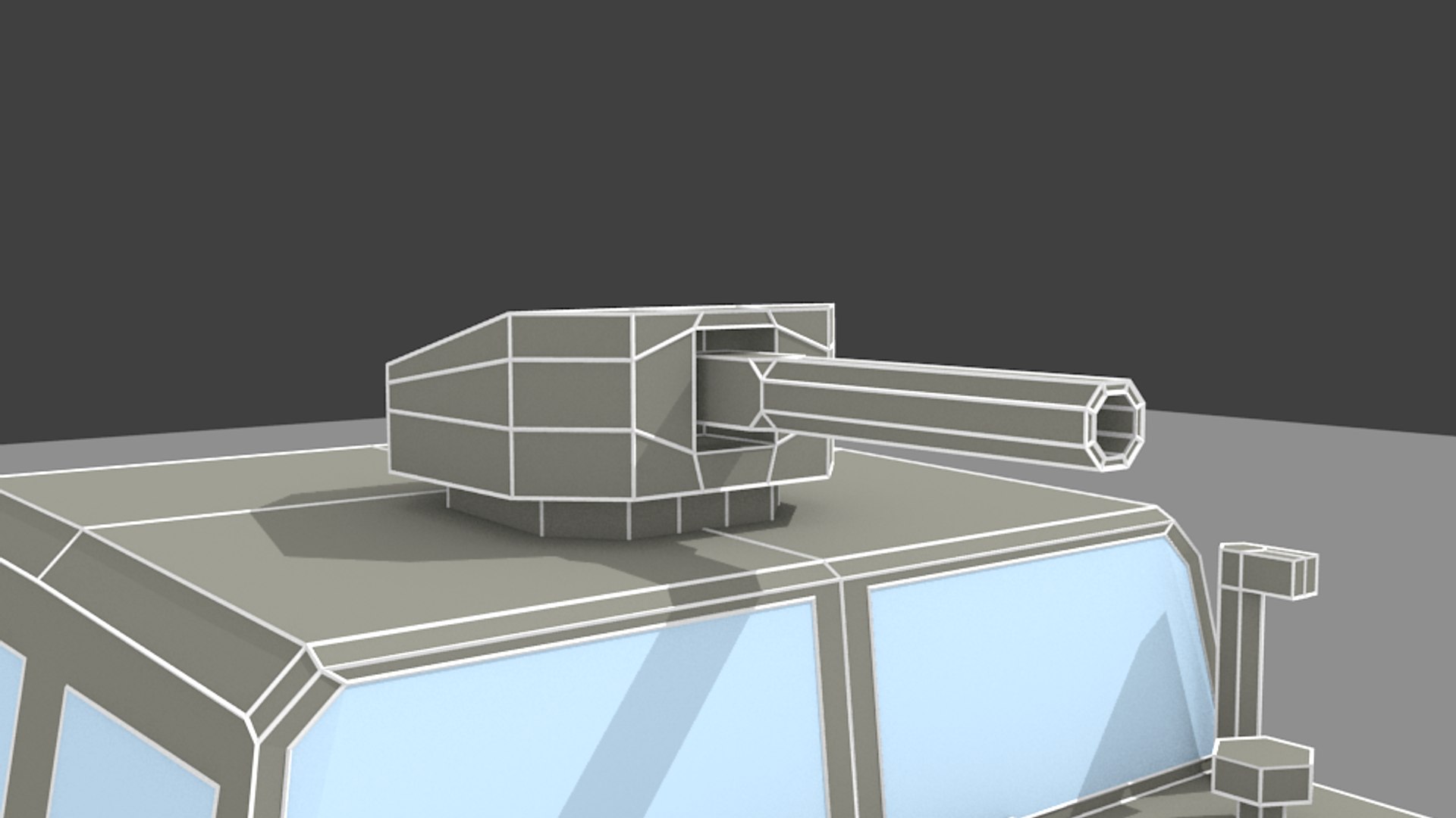 Humvee Turret 3D Model - TurboSquid 1468715