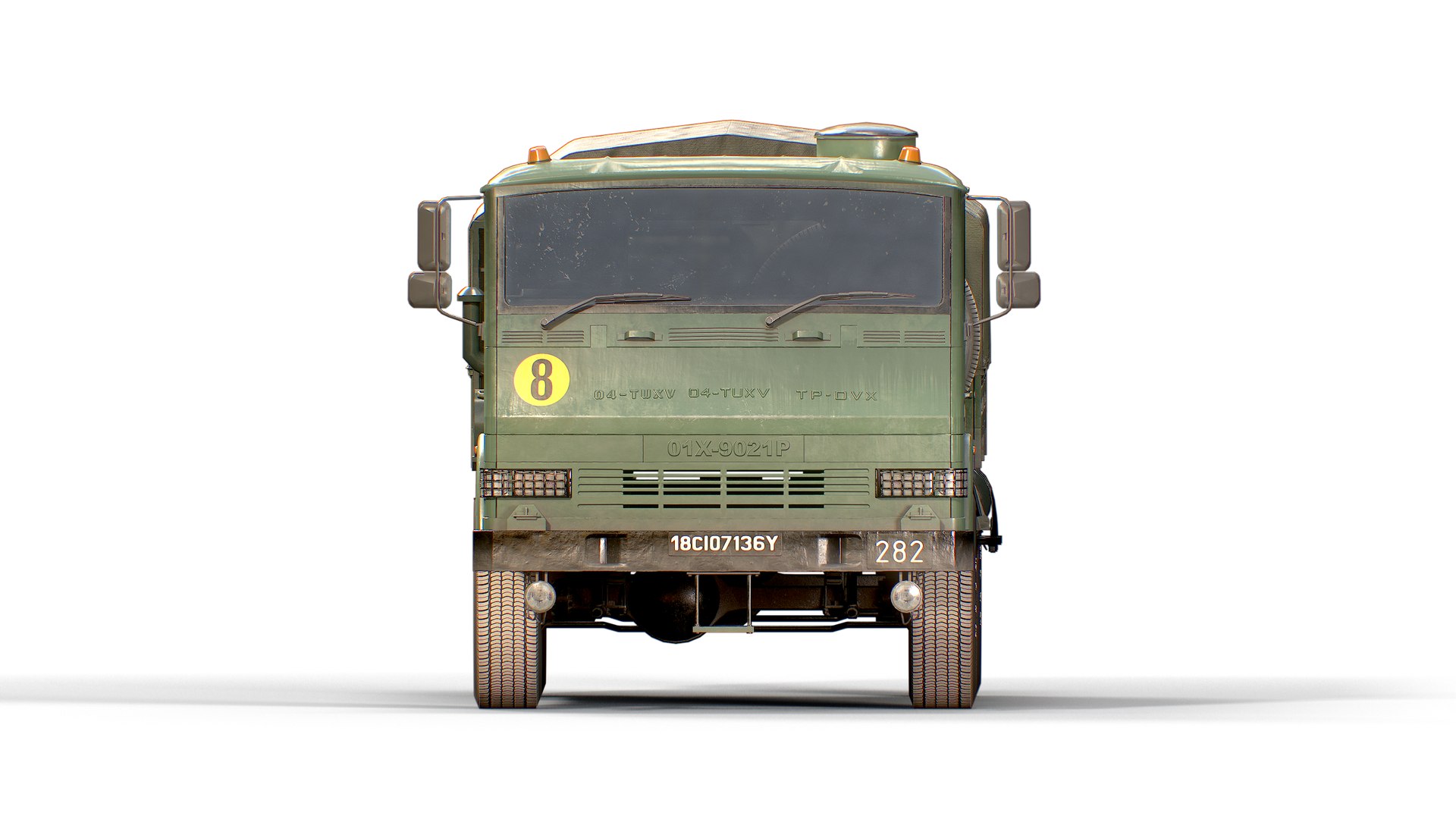 TATA LPTA 715 4x4 Military Truck 3D Model - TurboSquid 2430621