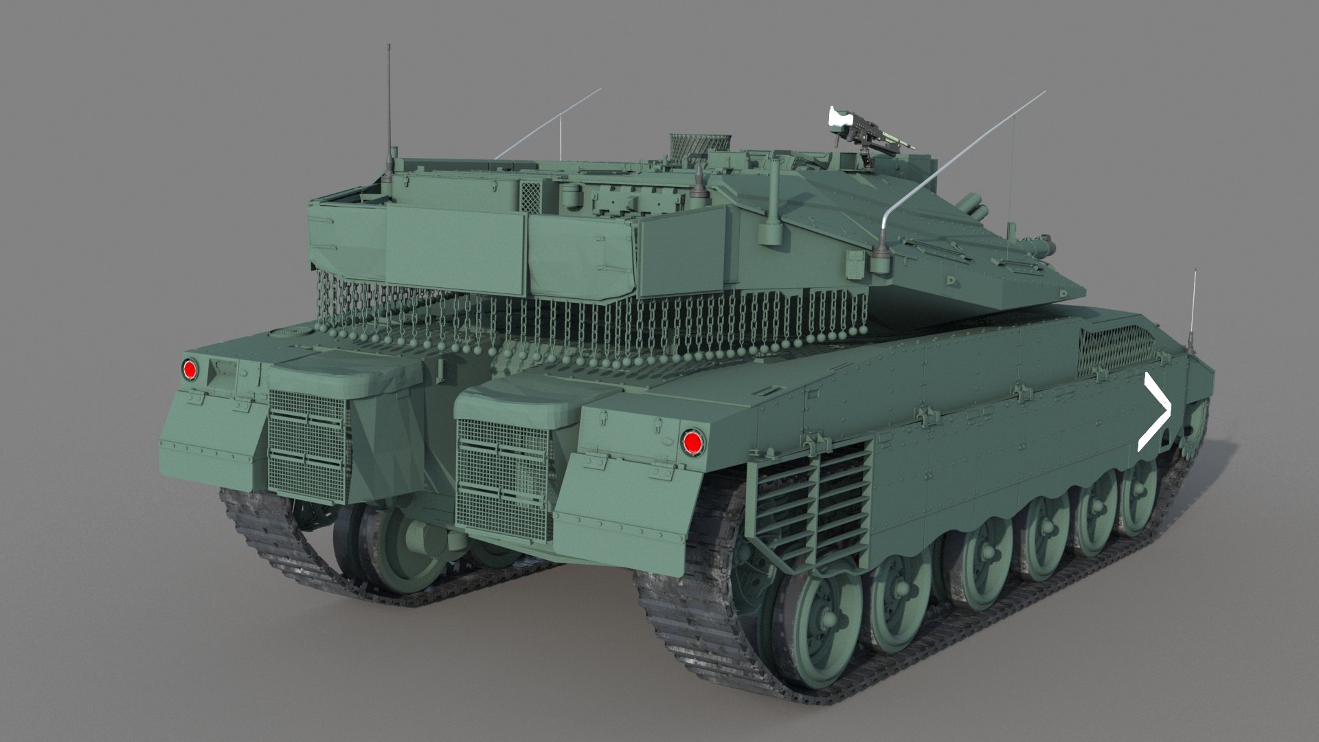 Tank Merkava Mark IV 3D Model - TurboSquid 2344312