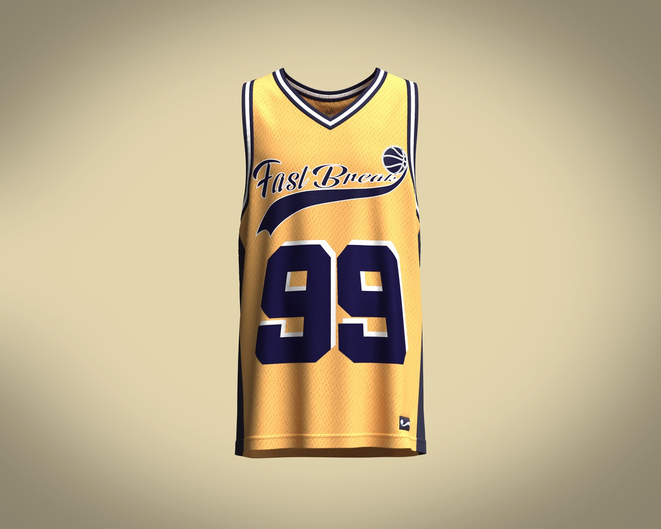 3D Mens Basketball Jersey Model - TurboSquid 2115796