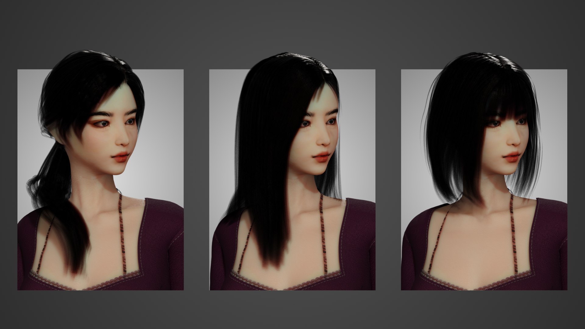 Horror Girl - GameReady 3D Model - TurboSquid 2209954