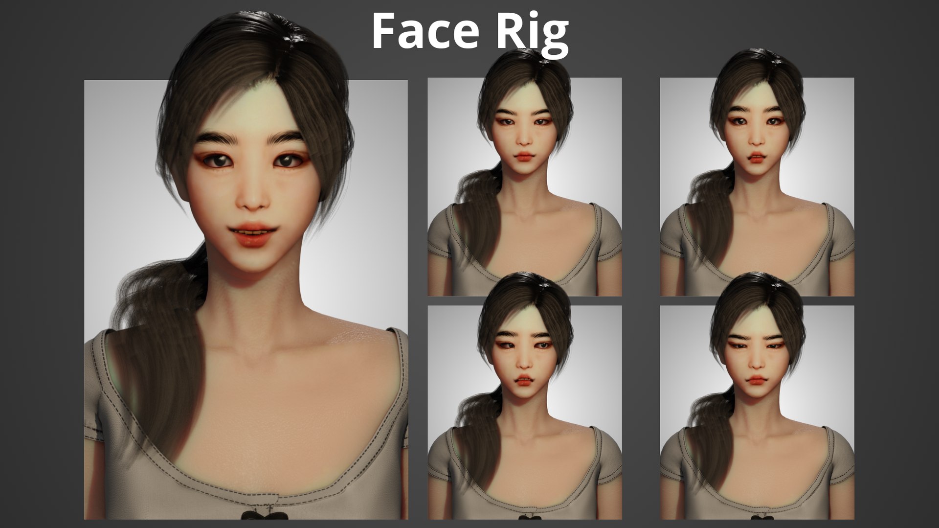 Horror Girl - GameReady 3D Model - TurboSquid 2209954