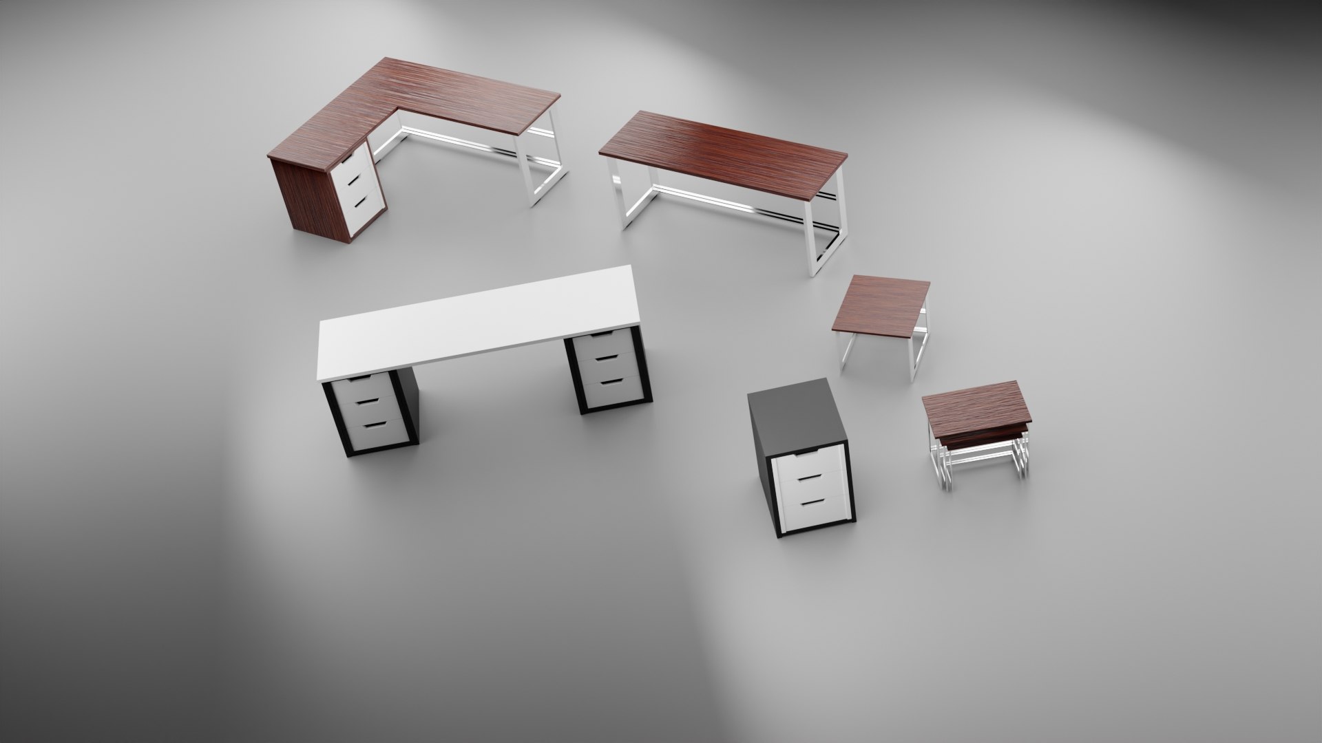 Desk Pack 3D - TurboSquid 2104797