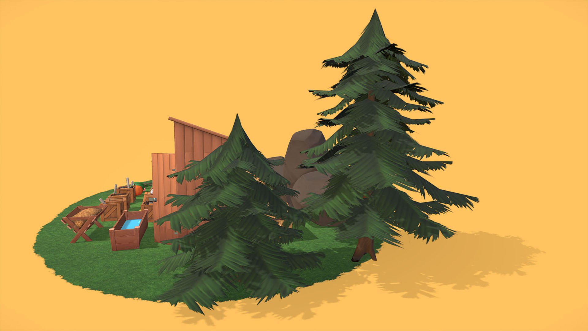 Cartoon Farm Assetpack 3D model - TurboSquid 2060512