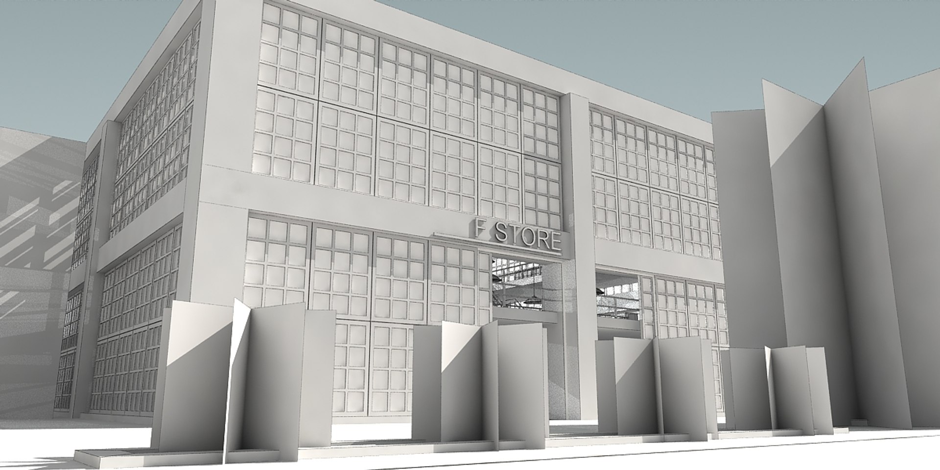 Furniture Store Interior 3d Model