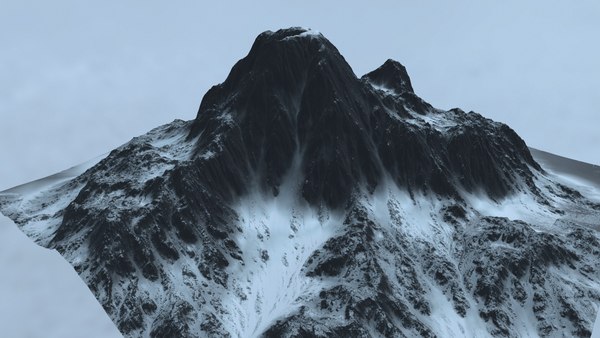 mountain mount 3d model