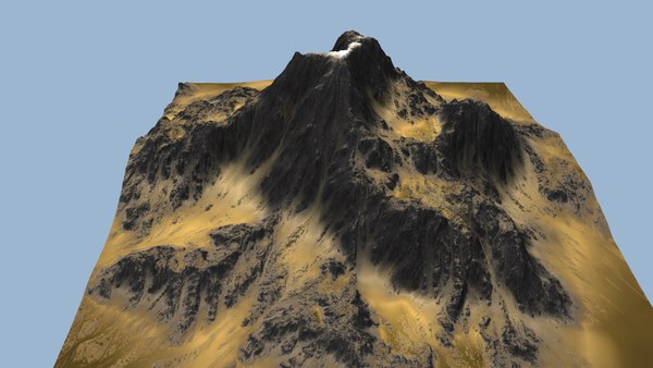mountain mount 3d model