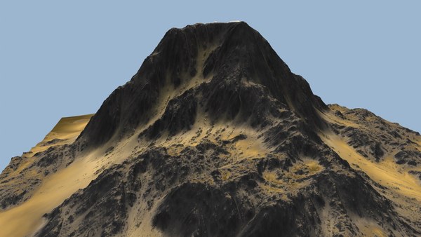 mountain mount 3d model