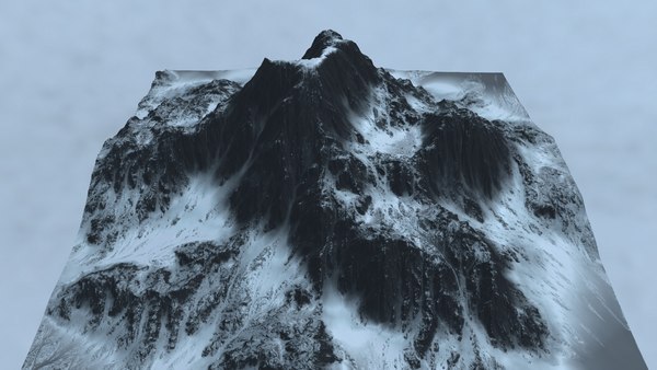 mountain mount 3d model