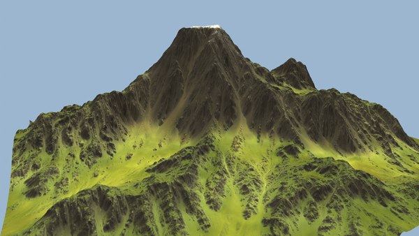 mountain mount 3d model