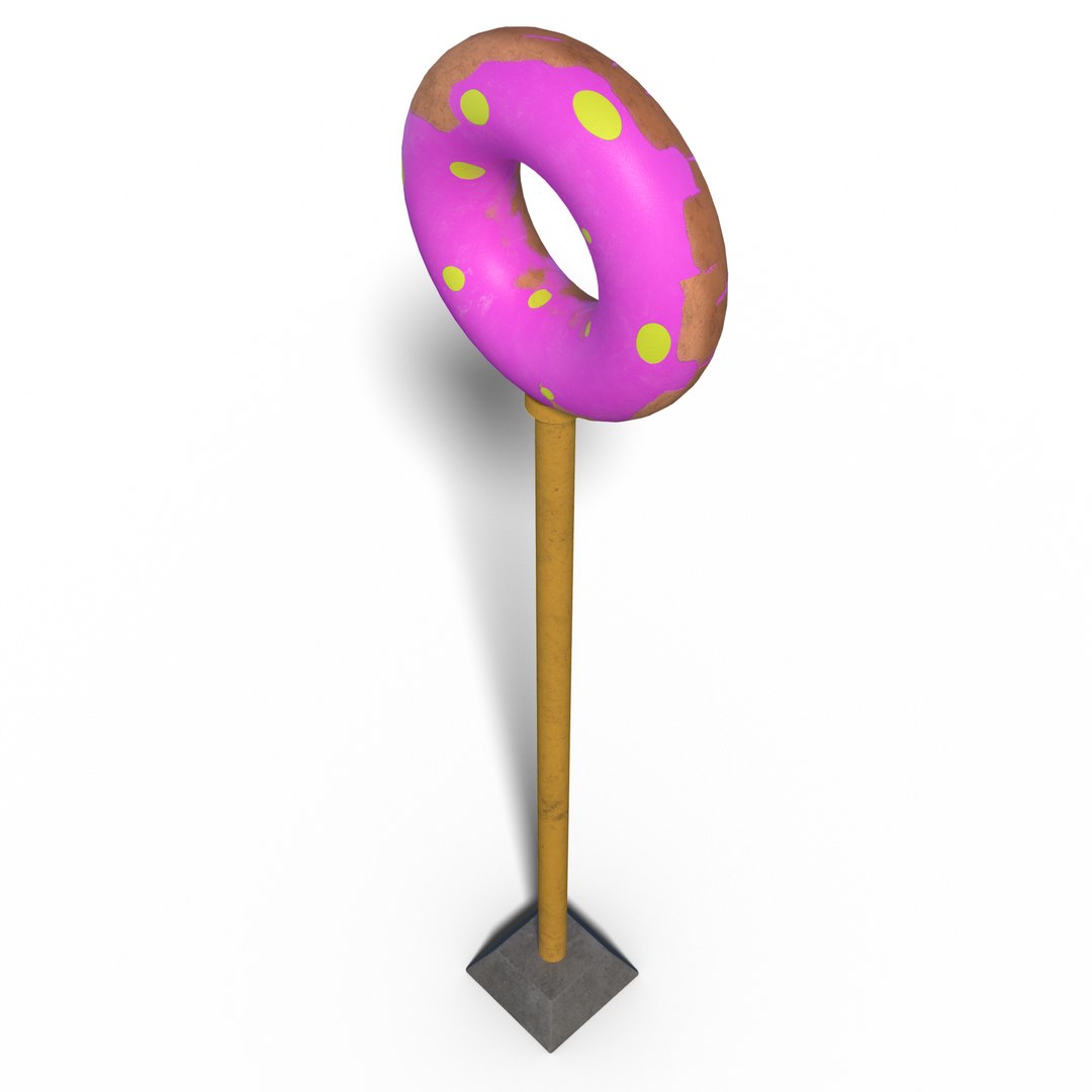 3D Donut Stand - TurboSquid 2059327
